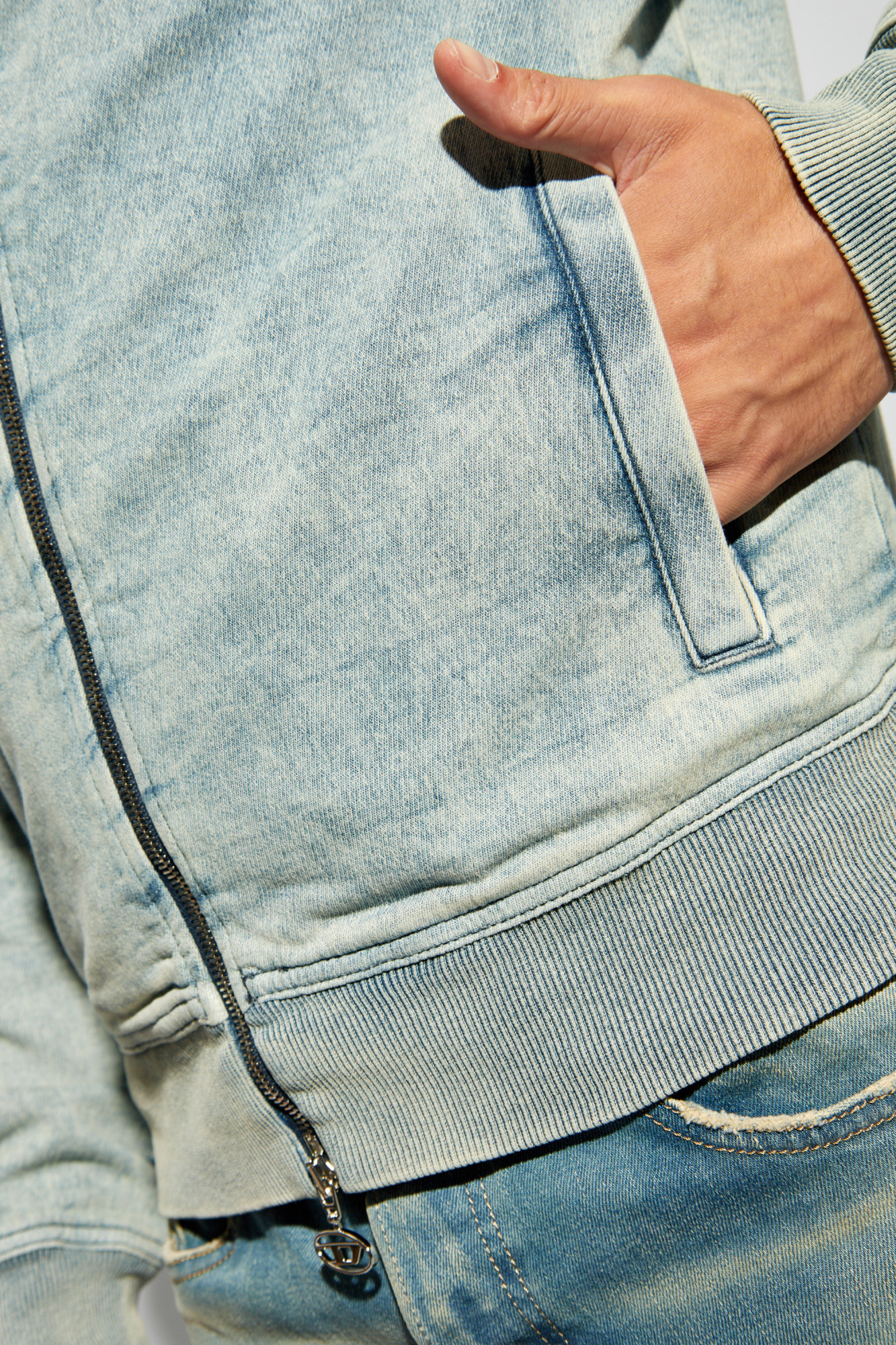 Blue Denim Jacket `D - BUZEE` Diesel - SchaferandweinerShops Blue Denim Jacket `D - BUZEE` Diesel - SchaferandweinerShops